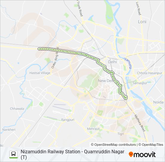 966 Route: Schedules, Stops & Maps - Nizamuddin Railway Station (Updated)