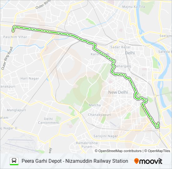 966 Route Schedules Stops Maps Peera Garhi Depot Updated 966-route-schedules-stops-maps-peera-garhi-depot-updated