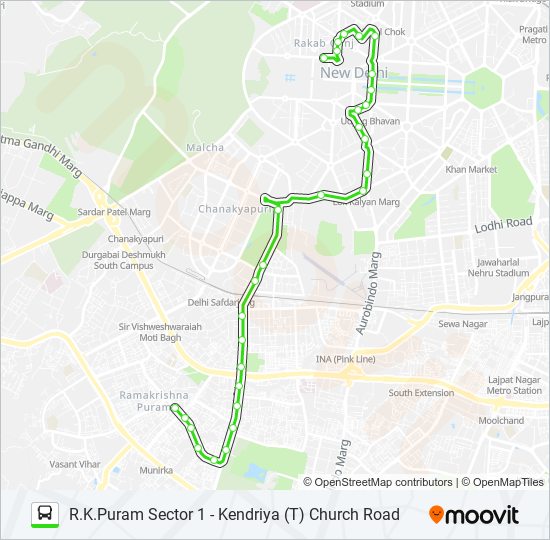 610 Route: Schedules, Stops & Maps - Kendriya (T) Church Road (Updated)