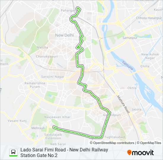 440 Route: Schedules, Stops & Maps - New Delhi Railway Station Gate No ...
