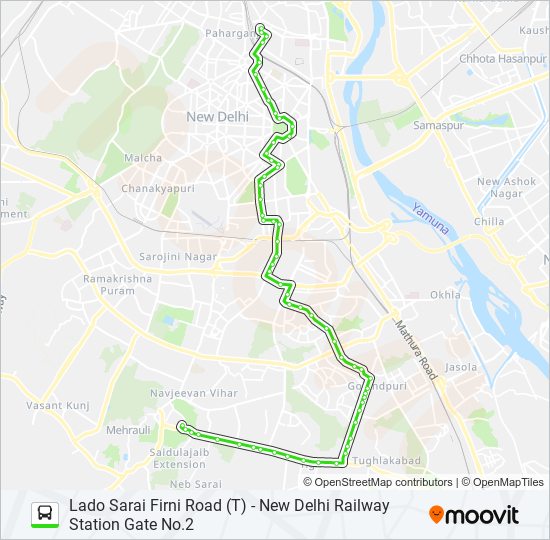 440 Route: Schedules, Stops & Maps - Lado Sarai Firni Road (T) (Updated)