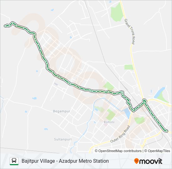 119 Route: Schedules, Stops & Maps - Azadpur Metro Station (Updated)