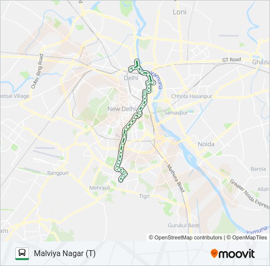 503 Route: Schedules, Stops & Maps - Malviya Nagar (T) (Updated)