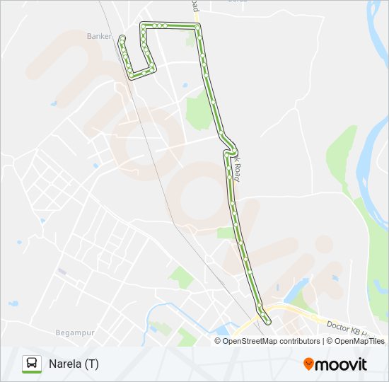 193 Route: Schedules, Stops & Maps - Narela (T) (Updated)