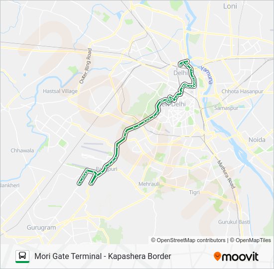 0729 ns Route: Schedules, Stops & Maps - Kapashera Border (Updated)