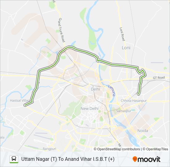 0OMS NS Route: Schedules, Stops & Maps - Anand Vihar ISBT (+) (Updated)