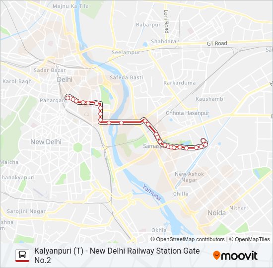 309 Route: Schedules, Stops & Maps - New Delhi Railway Station Gate No ...