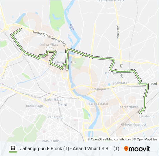 333 Route: Schedules, Stops & Maps - Jahangirpuri E Block (T) (Updated)