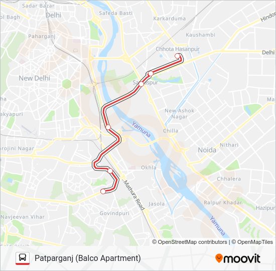 ds17 Route: Schedules, Stops & Maps - Patparganj (Balco Apartment ...