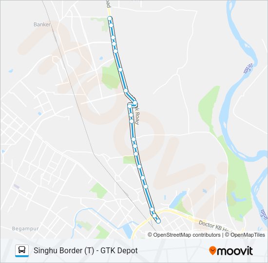 144 Route: Schedules, Stops & Maps - Singhu Border (T) (Updated)