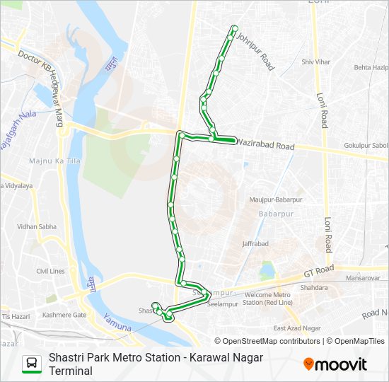D019 Route: Schedules, Stops & Maps - Shastri Park Metro Station (Updated)