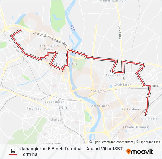 333 Route: Schedules, Stops & Maps - Anand Vihar ISBT Terminal (Updated)