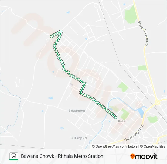 D2301 Route: Schedules, Stops & Maps - Rithala Metro Station (Updated)