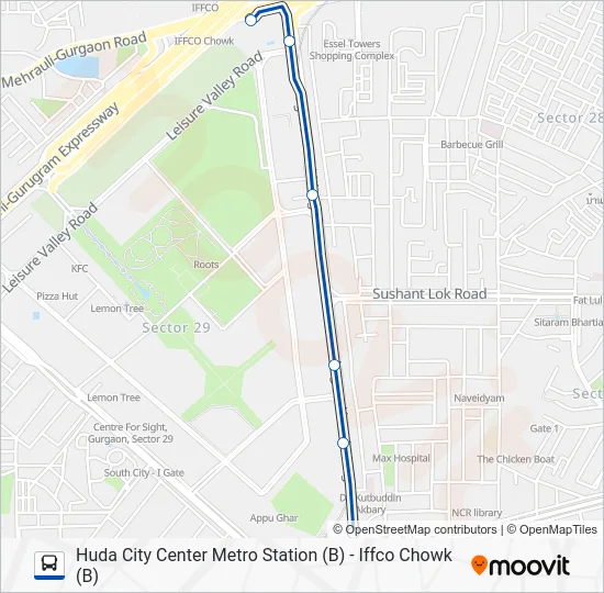 212 Route: Schedules, Stops & Maps - IFFCO Chowk (B) (Updated)