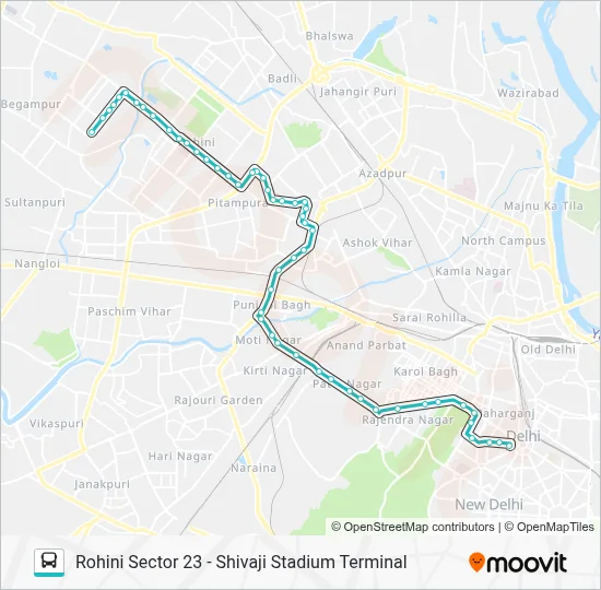 990EXT Route: Schedules, Stops & Maps - Rohini Sector 23 (Updated)