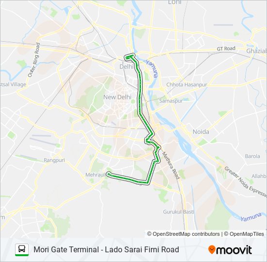 411 Route: Schedules, Stops & Maps - Lado Sarai Firni Road (Updated)