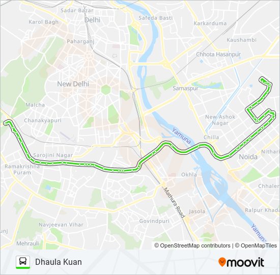398 Route: Schedules, Stops & Maps - Dhaula Kuan (Updated)