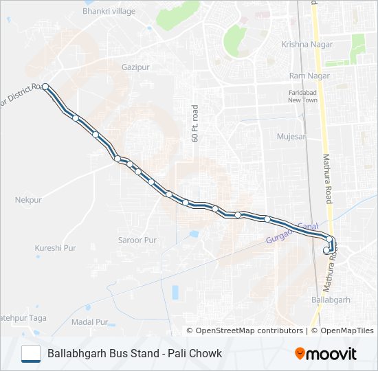 912 Route: Schedules, Stops & Maps - Pali Chowk (Updated)