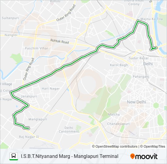 813 Route: Schedules, Stops & Maps - I.S.B.T.Nityanand Marg (Updated)