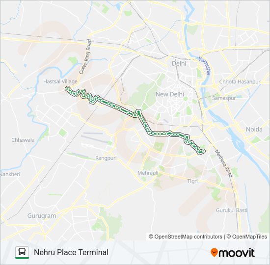 724 Route: Schedules, Stops & Maps - Nehru Place Terminal (Updated)
