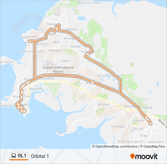ol1 Route: Schedules, Stops & Maps - Orbital 1 (Updated)