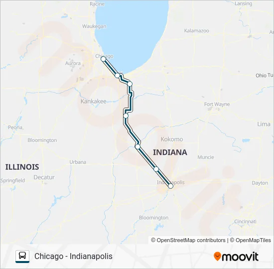 GREYHOUND US0120S Route: Schedules, Stops & Maps - Indianapolis Bus ...