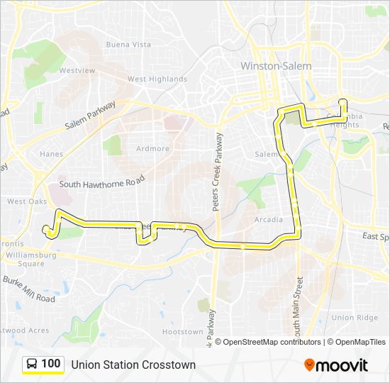Ruta 100: horarios, paradas y mapas - Union Station (Actualizado)