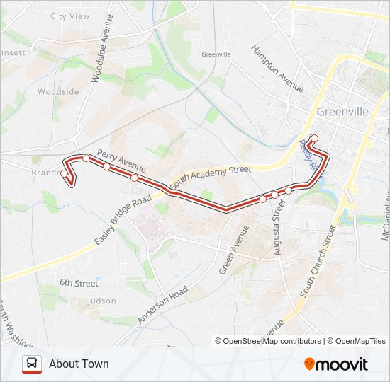 Ruta about town: horarios, paradas y mapas - River St & W Court St (Ib ...