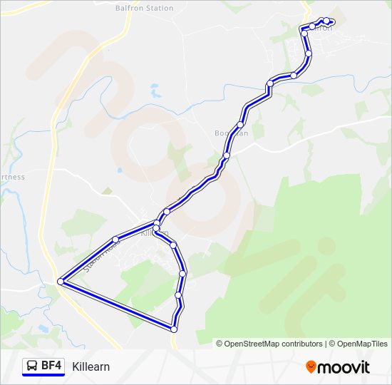 BF4 Route: Schedules, Stops & Maps - Killearn (Updated)