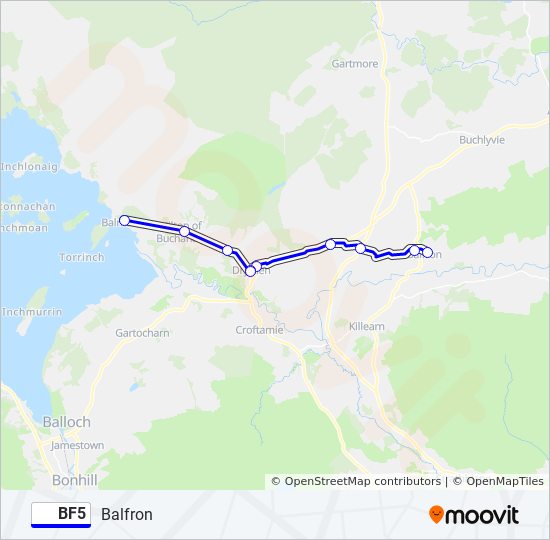 bf5 Route: Schedules, Stops & Maps - Balfron (Updated)