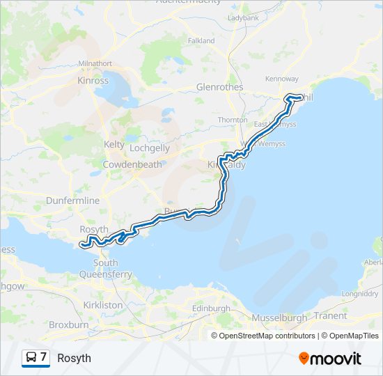 7 Route: Schedules, Stops & Maps - Rosyth (Updated)