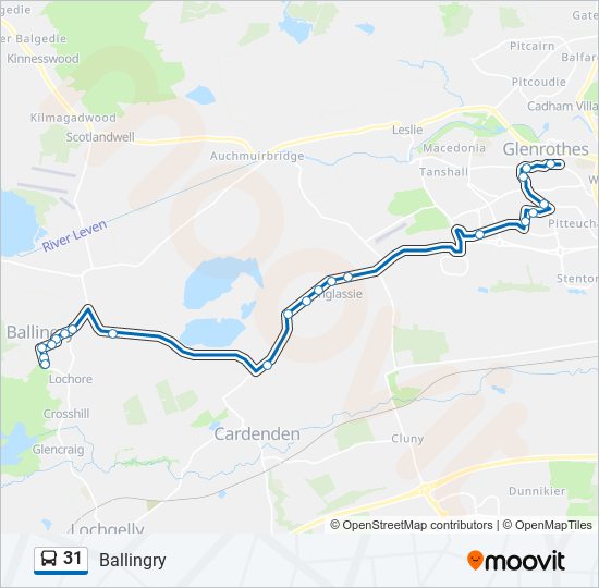 31 Route: Schedules, Stops & Maps - Ballingry (Updated)