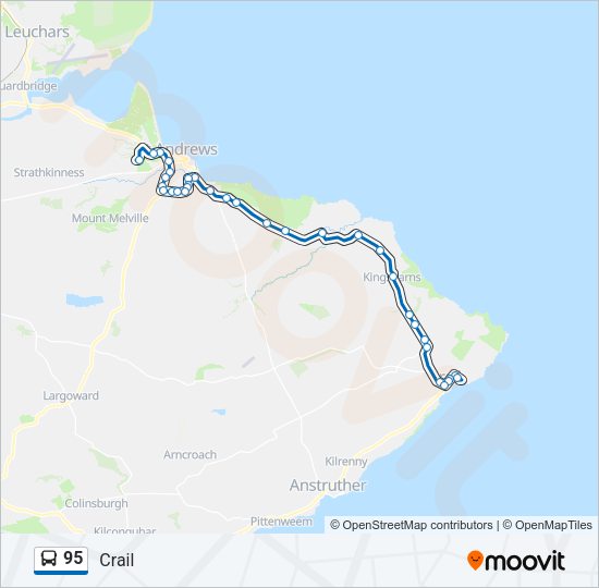 95 Route: Schedules, Stops & Maps - Crail (Updated)