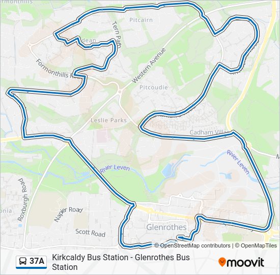 37a Route: Schedules, Stops & Maps - Glenrothes (Updated)