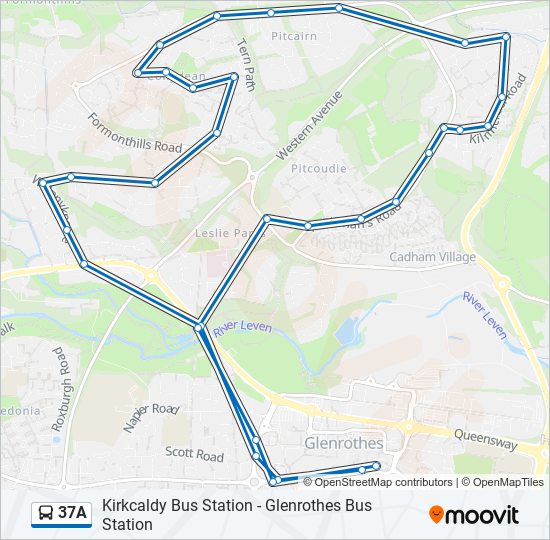 37a Route: Schedules, Stops & Maps - Glenrothes (Updated)