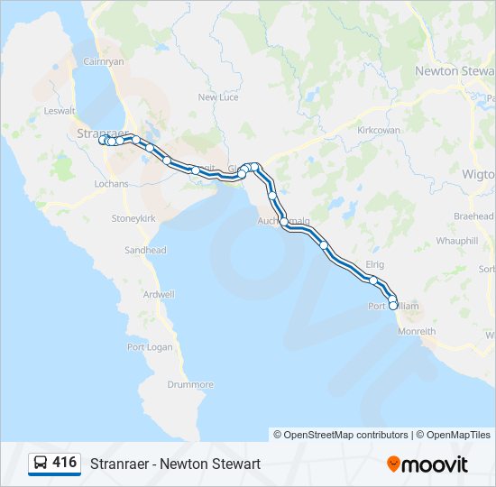 416 Route: Schedules, Stops & Maps - Port William (Updated)
