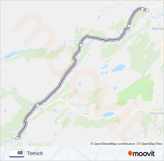 48 Route: Schedules, Stops & Maps - Tomich (Updated)