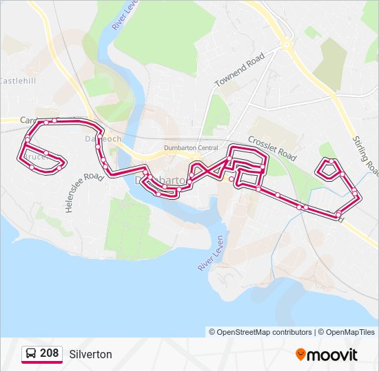 208 Route: Schedules, Stops & Maps - Silverton (Updated)
