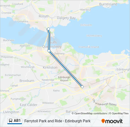 AB1 Route: Schedules, Stops & Maps - Ferrytoll (Updated)