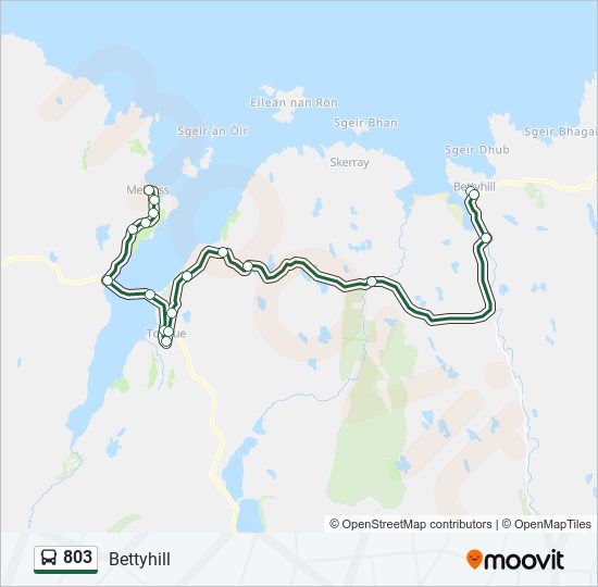 803 Route: Schedules, Stops & Maps - Bettyhill (Updated)