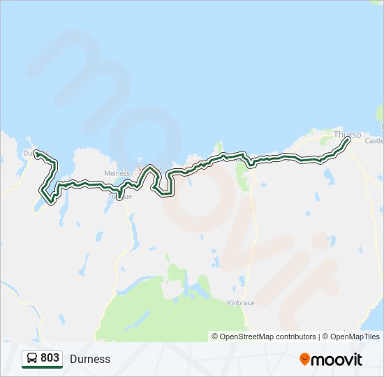 803 Route: Schedules, Stops & Maps - Durness (Updated)