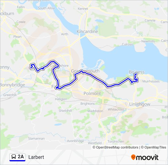2A Route: Schedules, Stops & Maps - Larbert (Updated)
