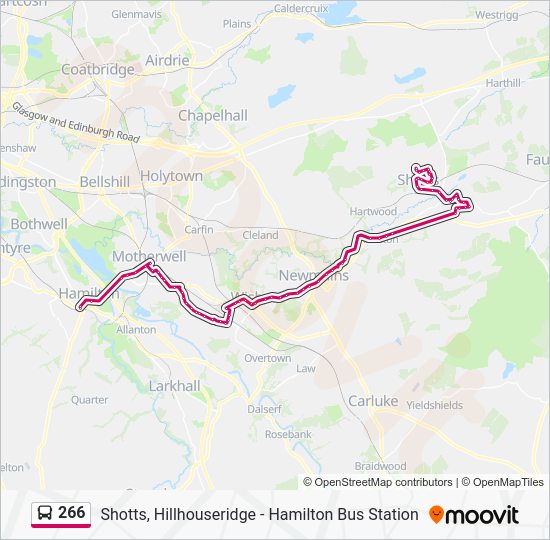 266 Route: Schedules, Stops & Maps - Dykehead (Updated)