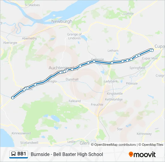 BB1 Route: Schedules, Stops & Maps - Burnside (Updated)