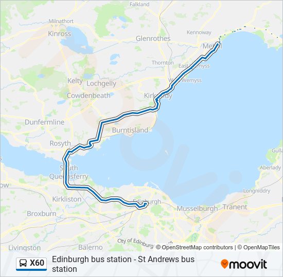 x60 Route: Schedules, Stops & Maps - Edinburgh (Updated)
