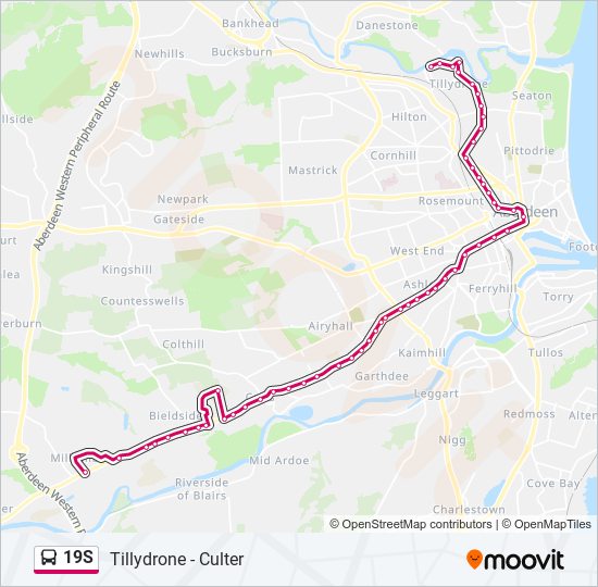 19s Route: Schedules, Stops & Maps - Milltimber (Updated)