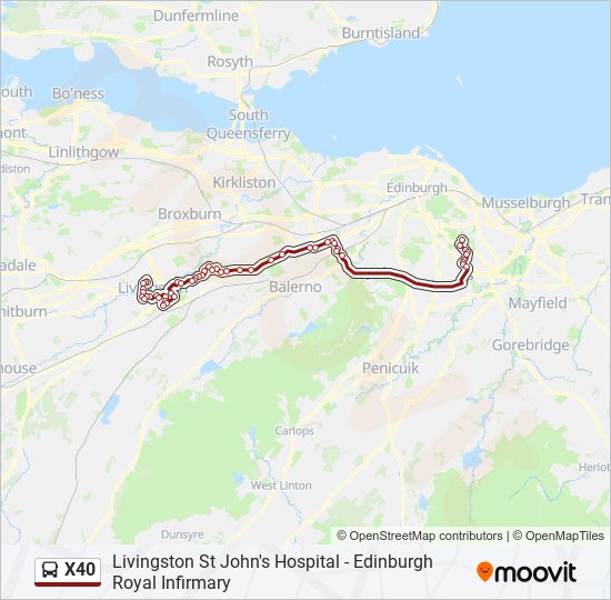 x40 Route: Schedules, Stops & Maps - Howden (Updated)
