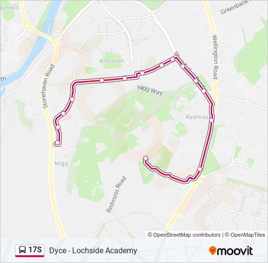 17s Route: Schedules, Stops & Maps - Kincorth (Updated)