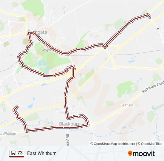 73 Route: Schedules, Stops & Maps - East Whitburn (Updated)
