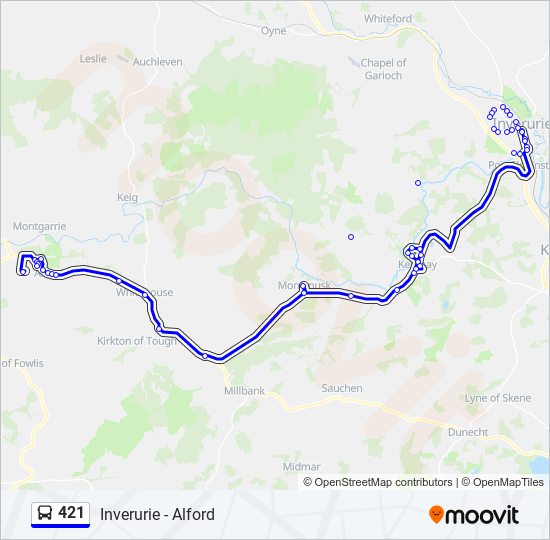 421 Route: Schedules, Stops & Maps - Alford (Updated)